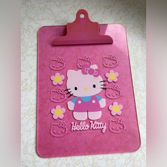 Sanrio | Office | Sanrio 998 Vintage Hello Kitty Head Plastic Pink ...